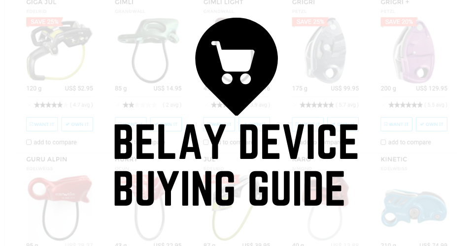 Belay Device Buying Guide - WeighMyRack